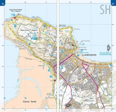 OS Map Atlas: Wales Coast Path: North Wales Coast - Northern Eye Books